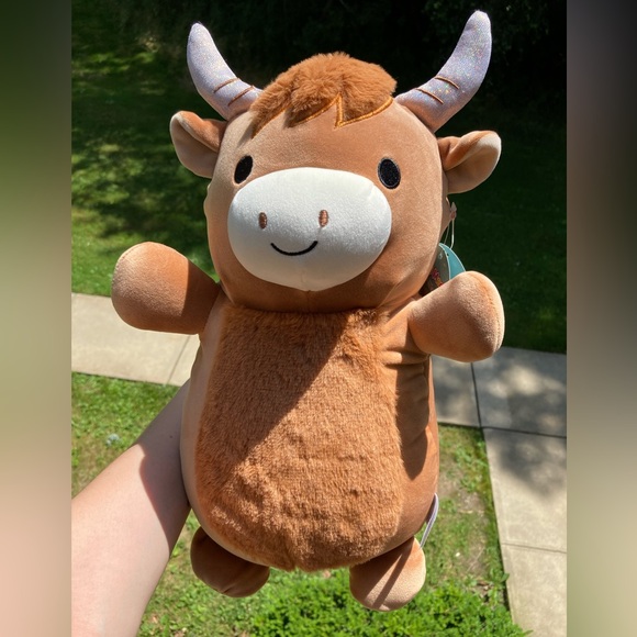 Squishmallows | Toys | Squishmallows Wilfred The Highland Cow Hugmees ...